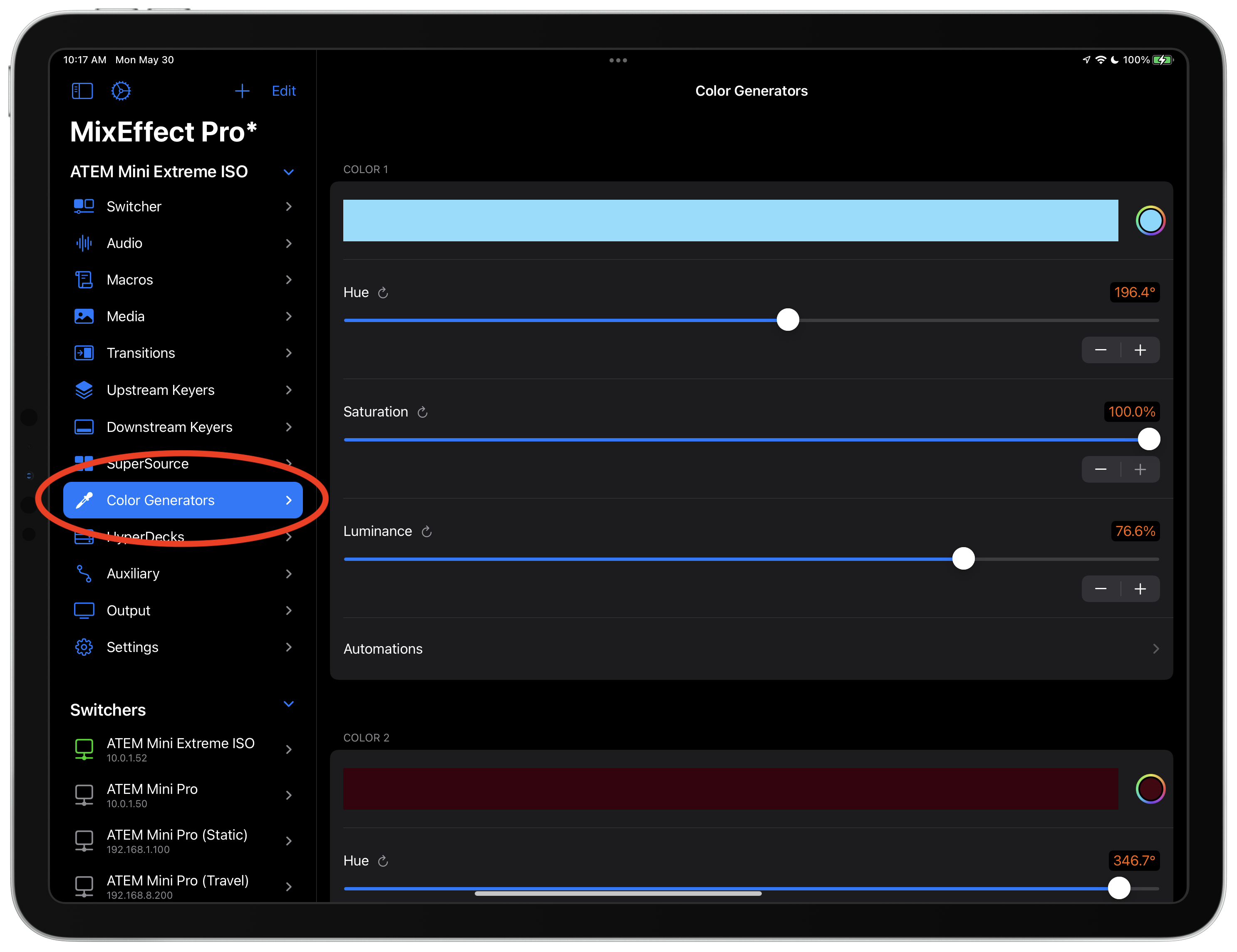 Color Generators 101 – MixEffect Labs